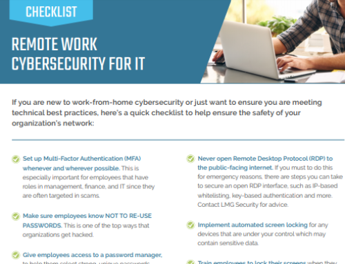 BYOD Security Checklist for Employees - LMG Security